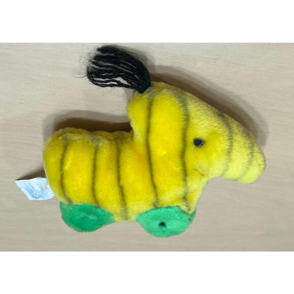 Toys | Schmidt Plsch Yellow Horse On Wheels Plush Toy Germany Art 4263 ...